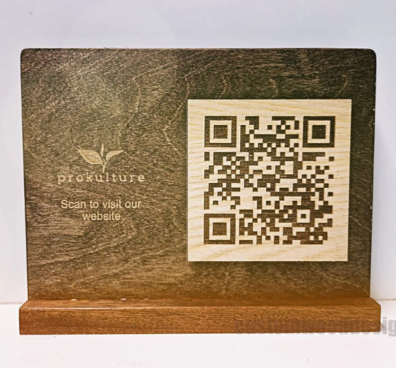 Securing the Future: How Custom Wood Designs' Wooden Engraved QR Codes ...
