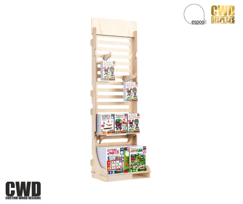 Adjustable Displays Flat Pack – Custom Wood Designs