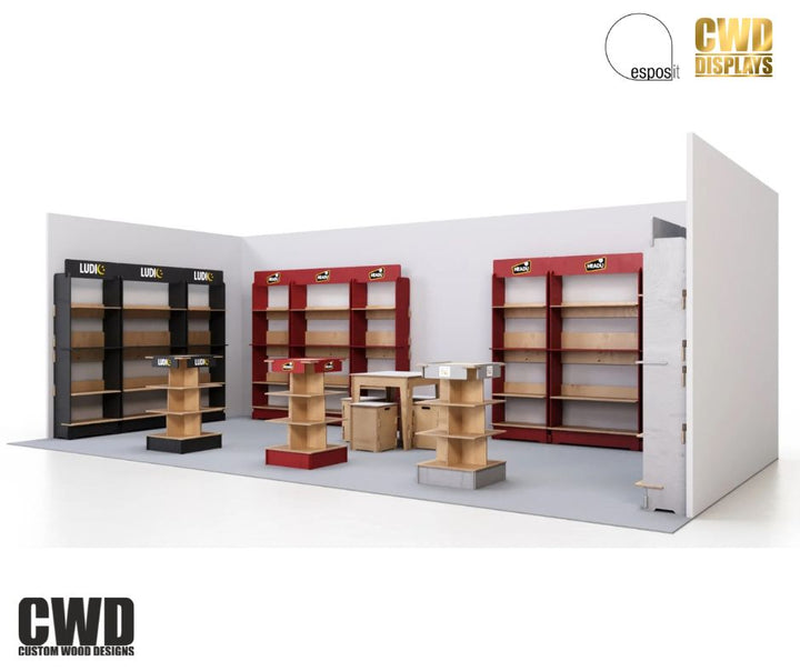 All Flat Pack Displays – FSC Plywood Retail & | Custom Wood Designs
