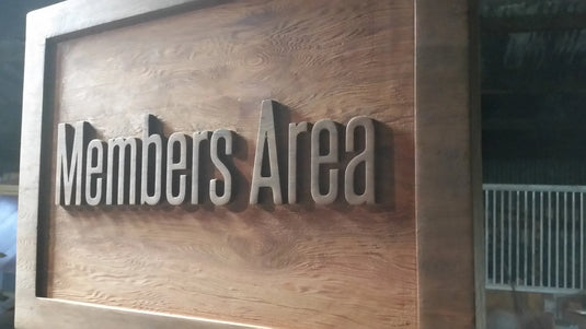 Small Business Signage | Custom Wood Designs