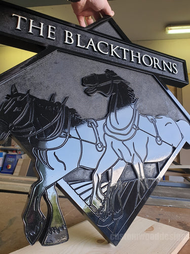 Small Business Signage | Custom Wood Designs