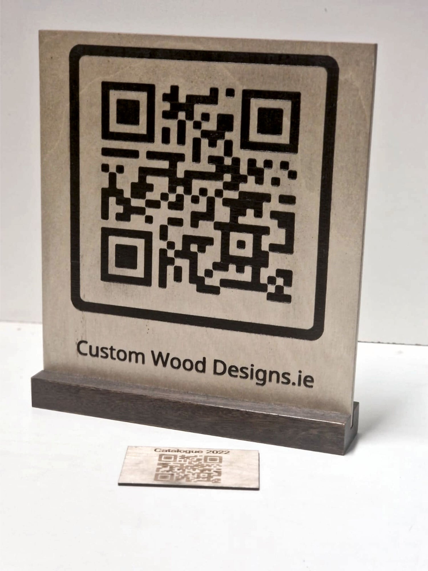 Wooden QR Codes for Businesses | Custom Wood Designs