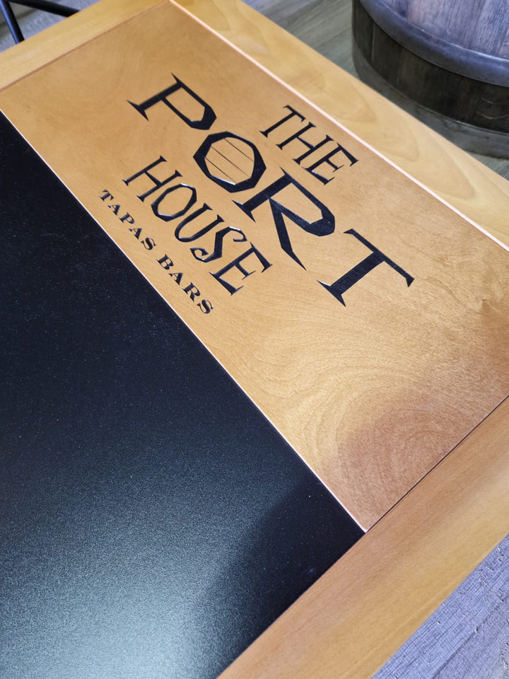 Pavement Signs for Outdoor Advertising | Custom Wood Designs