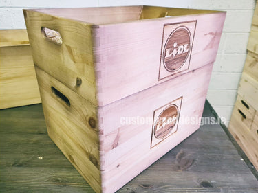Shop Custom Wooden Display Crates for Retail & | Custom Wood Designs