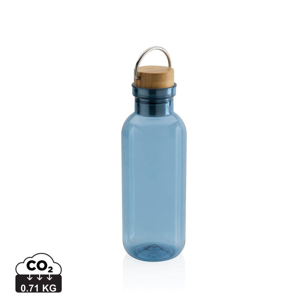 RCS RPET bottle with bamboo lid and handle | Custom Wood Designs
