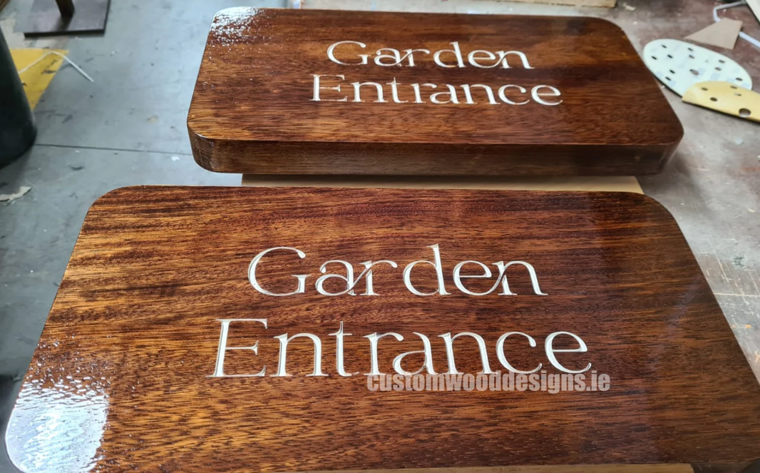 Small Business Signage | Custom Wood Designs
