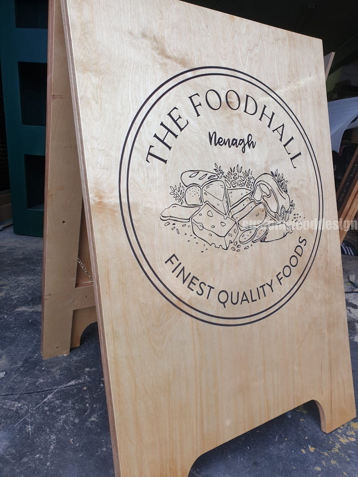 Pavement Signs – Custom Wood Designs