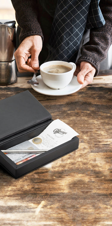 Bill presenter box - black pack of 10 | Custom Wood Designs